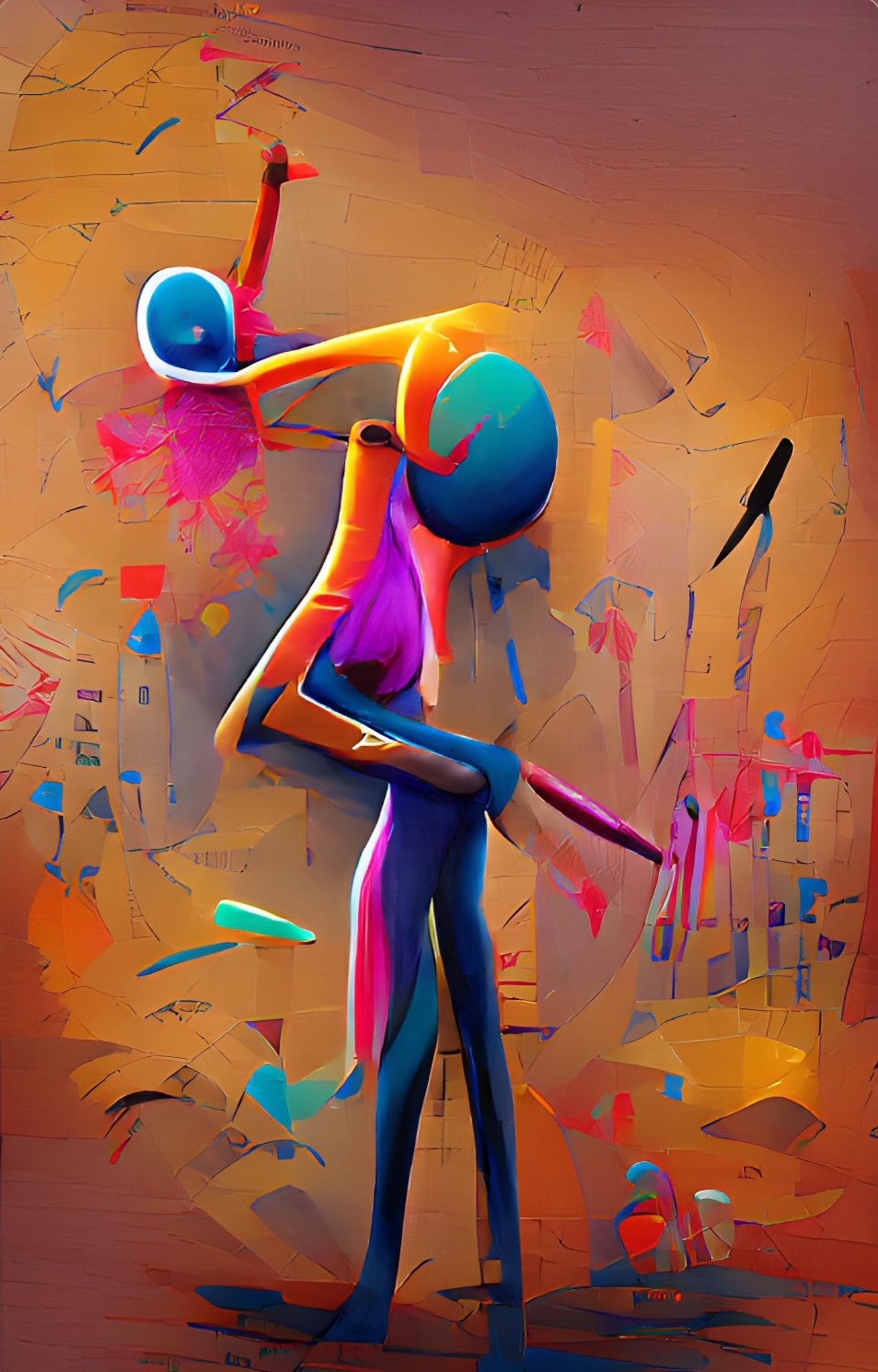 Ai sticks 16 - Ai generated stick figures | OpenSea