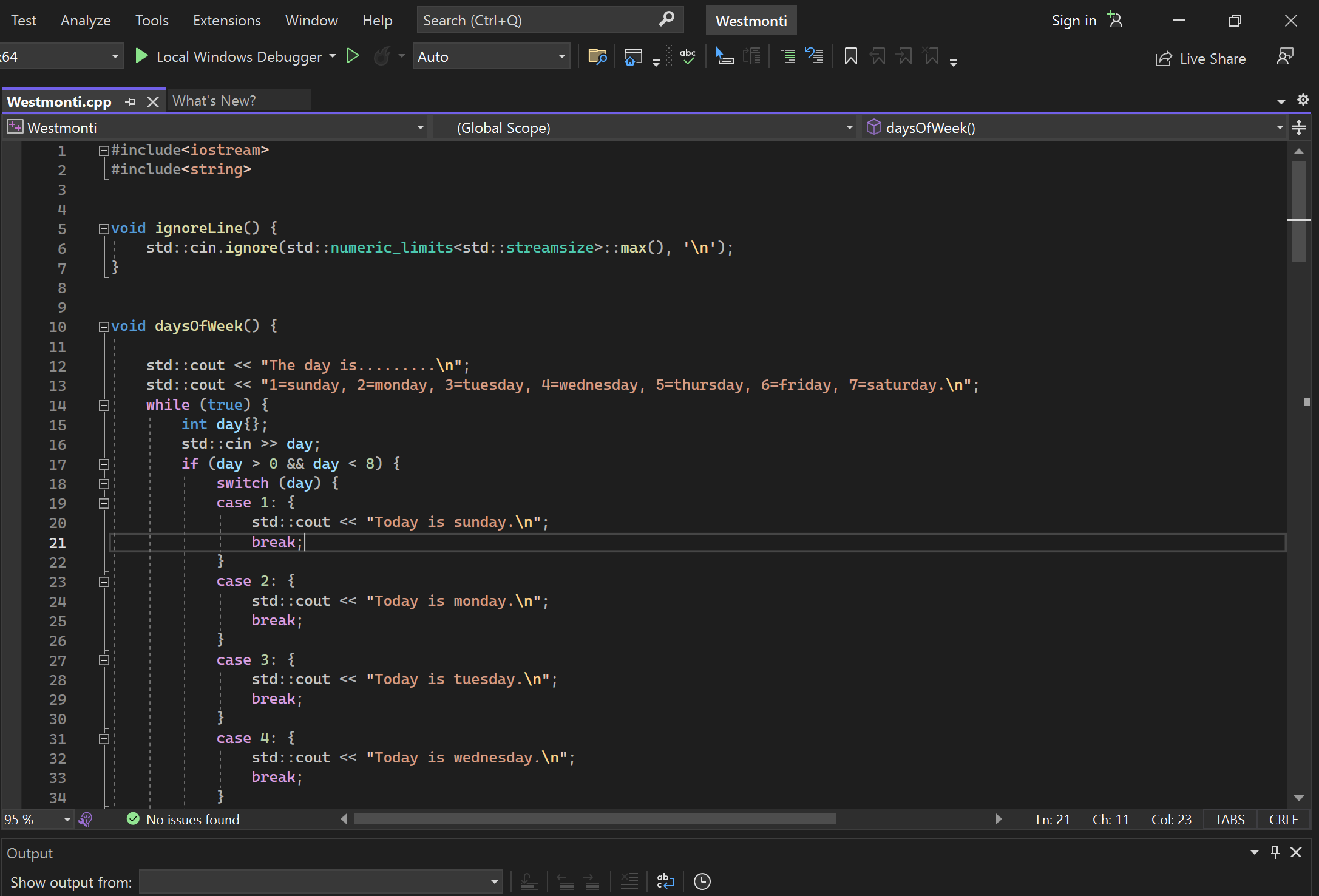 C++ Coding Calender code: Part 1. - Westmonti Collection | OpenSea