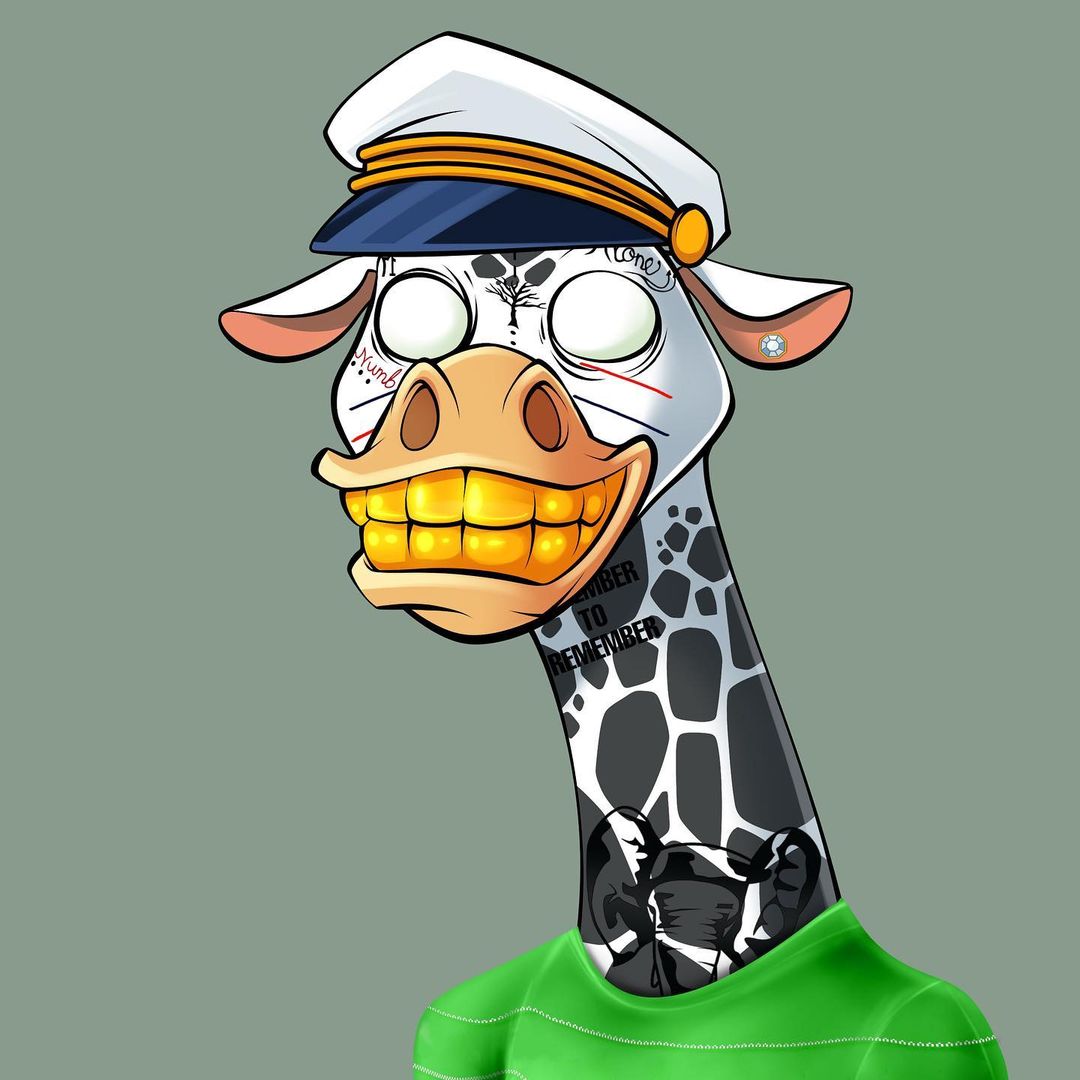 Bgyc 1218 Bored Giraffes Yacht Club Opensea
