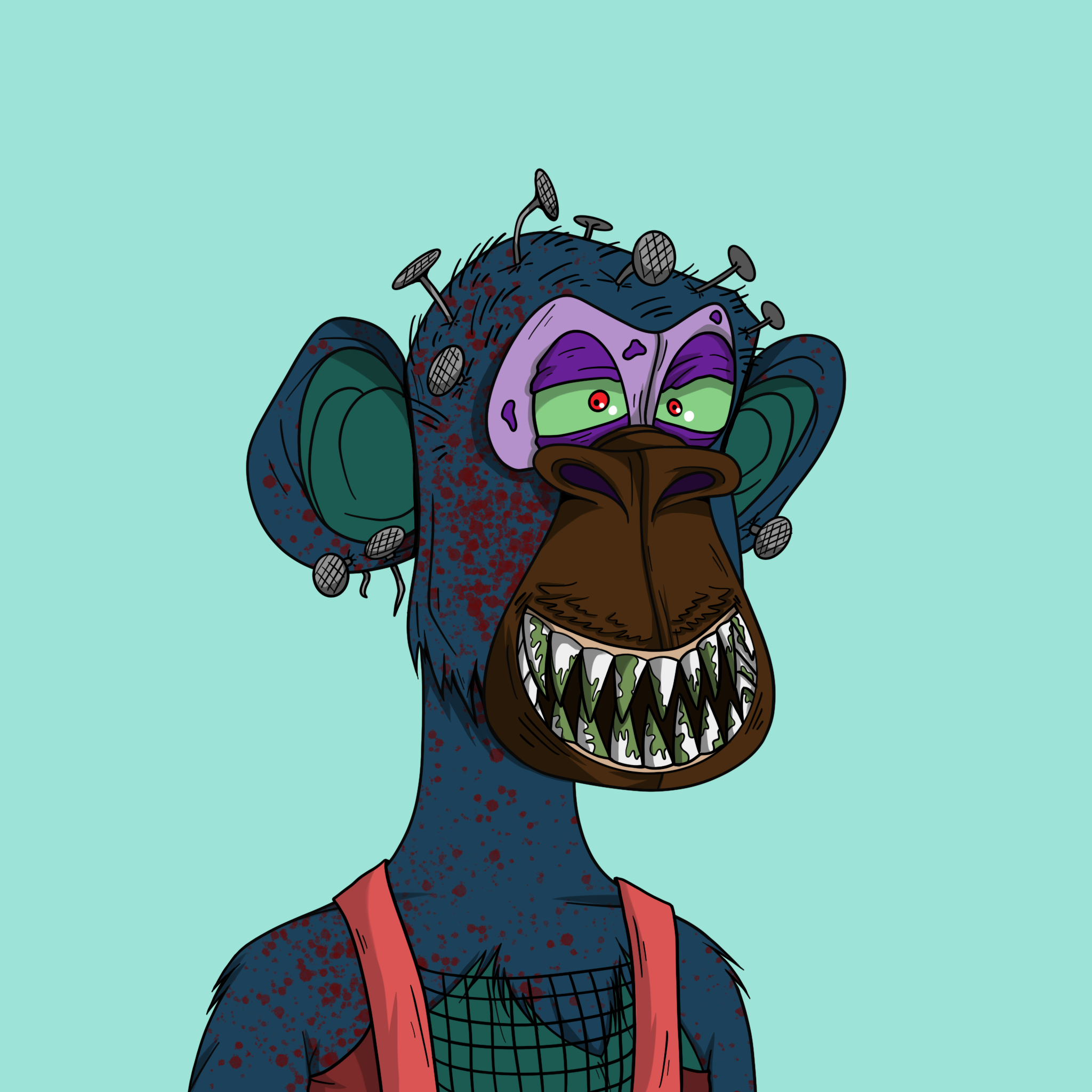 Laboratory Monkey #4070 - Laboratory Monkeys | OpenSea