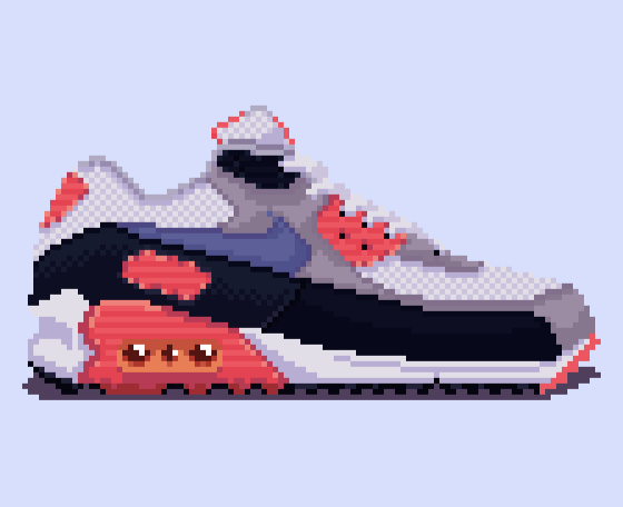nike shoes pixel art - Untitled Collection #2881758151 | OpenSea