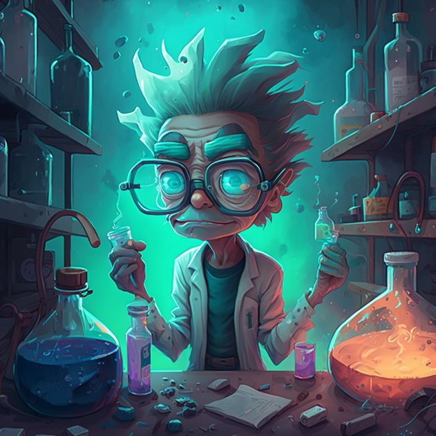 Rick and Morty "Different Mixtures" - Rick & Morty Toxic Collection | OpenSea