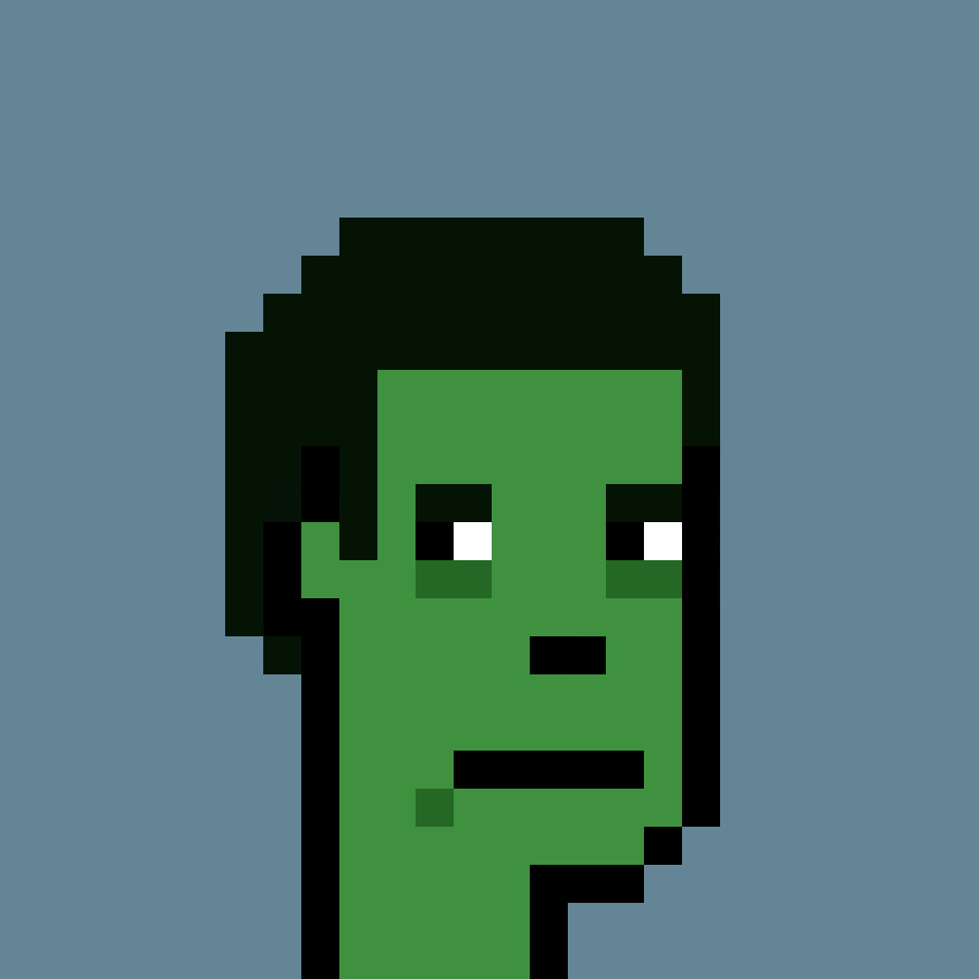 #003 Hulk - CRYPTOPUNKS collection of comic book characters | OpenSea